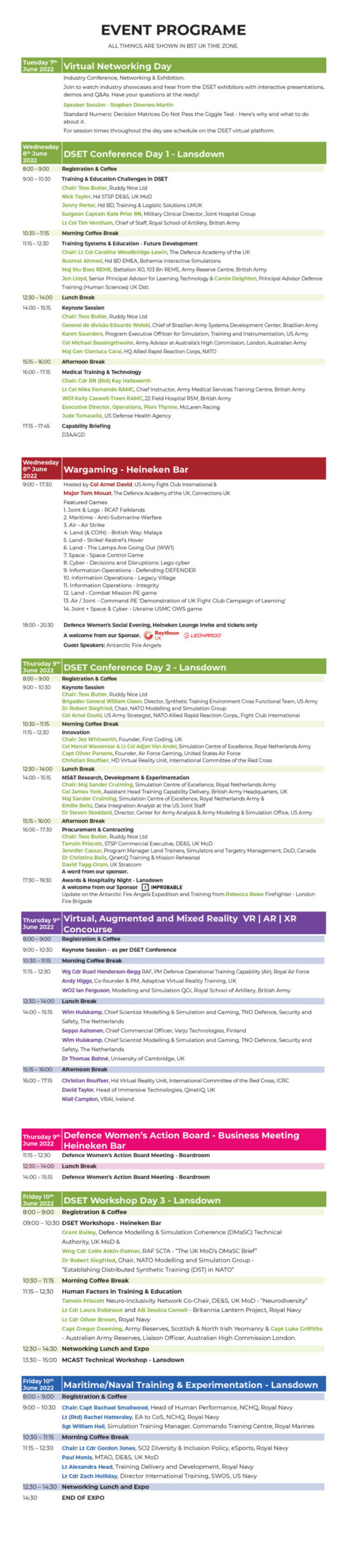 DSET 2023 Programme - DSET 2023 Event DSET 2023 Programme - DSET 2023 Event